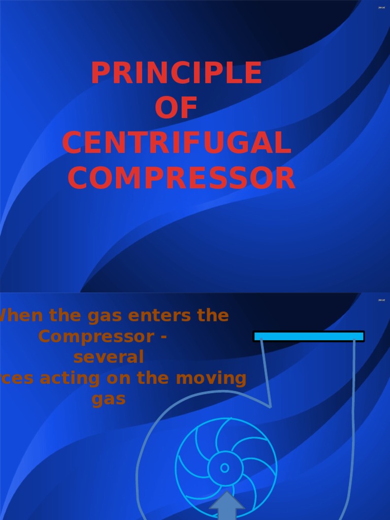 Principle of Centrifugal Compressor