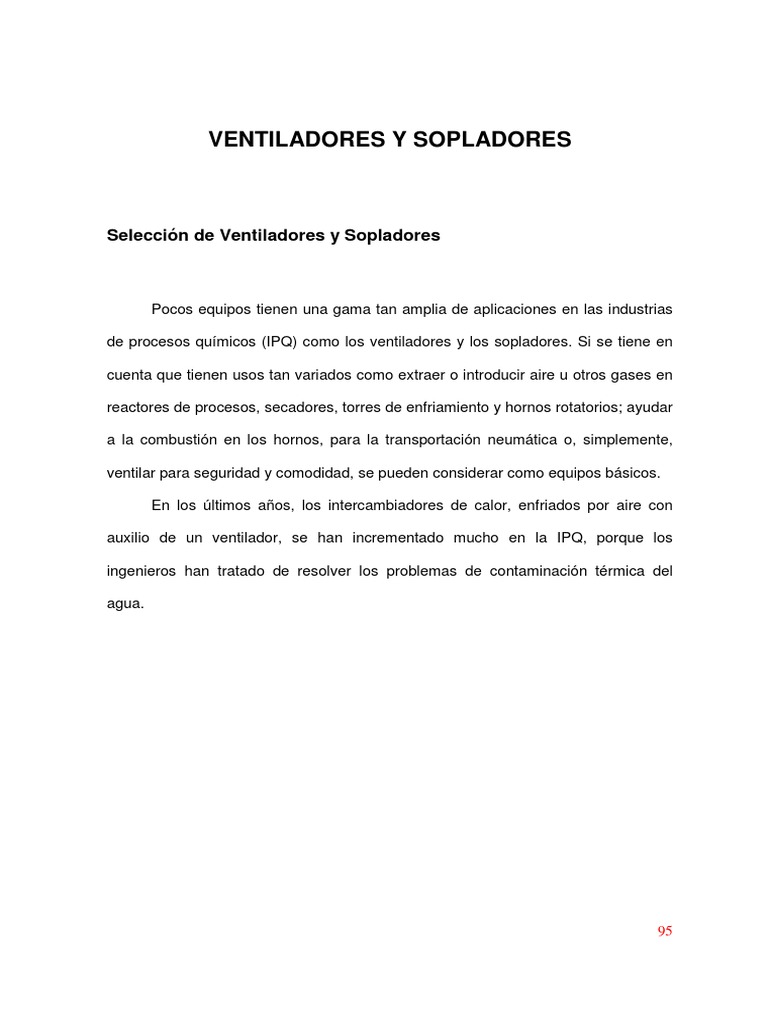 Seleccion de Ventiladores Fin Fan | PDF | Ventilador mecánico | Engranaje