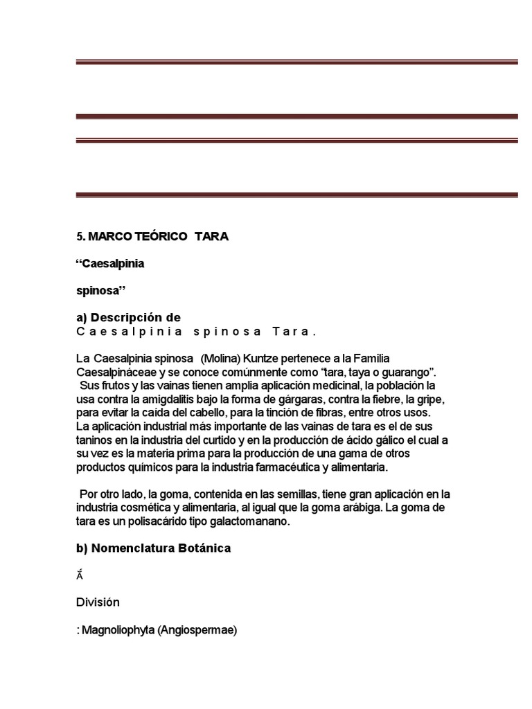 Tara | PDF | Insectos | Hoja