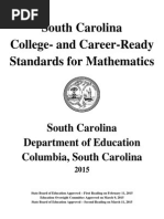 2025 SC Math Standards FAQ Guide | PDF | Mathematics | Middle Schools