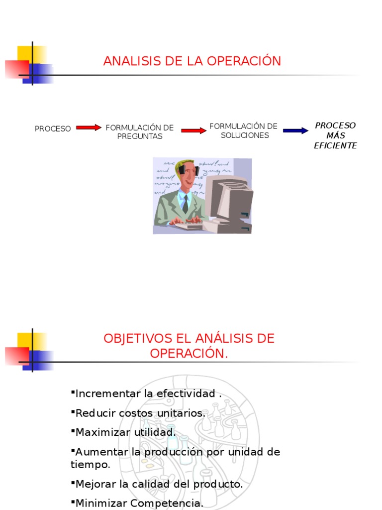 Analisis Operacional | PDF | Calidad (comercial) | Herramientas
