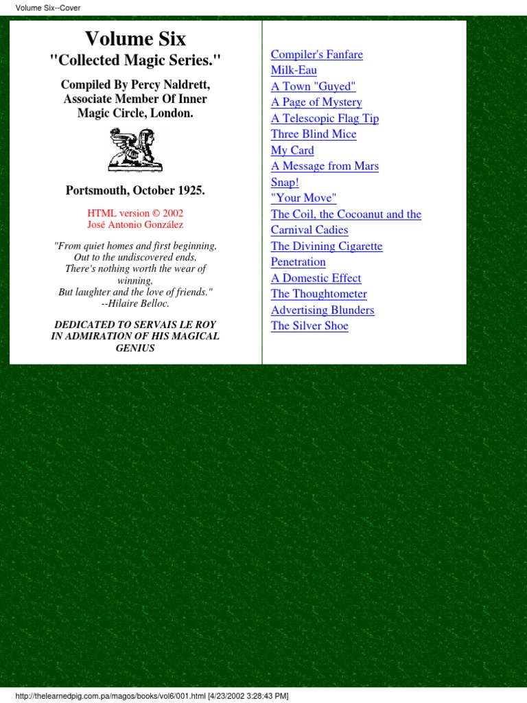 Magic Series | Download Free PDF | Magic (Illusion) | Mars