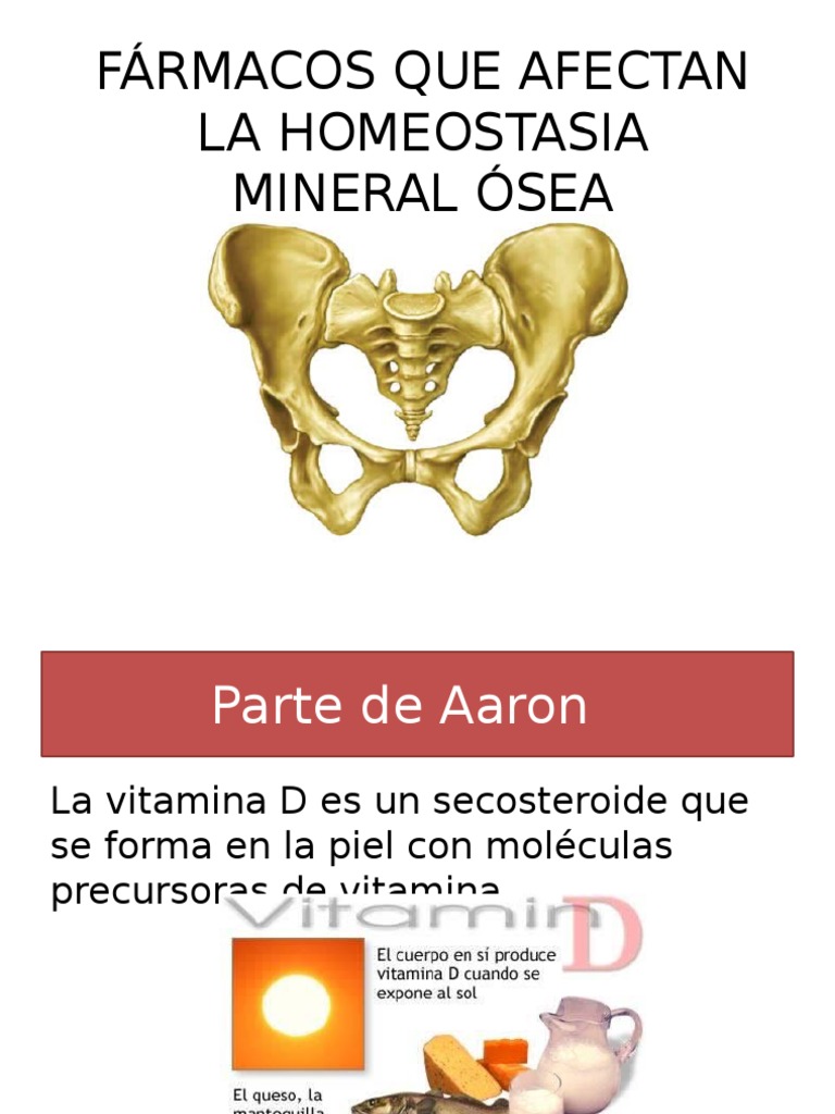 Fármacos y Homeostasis Ósea | PDF | Osteoporosis | Hueso