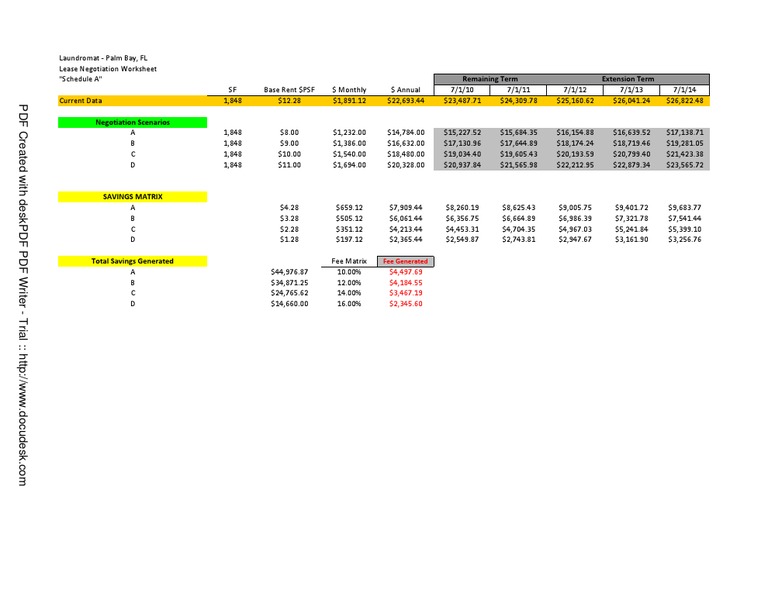 Fee Matrix | PDF | Business