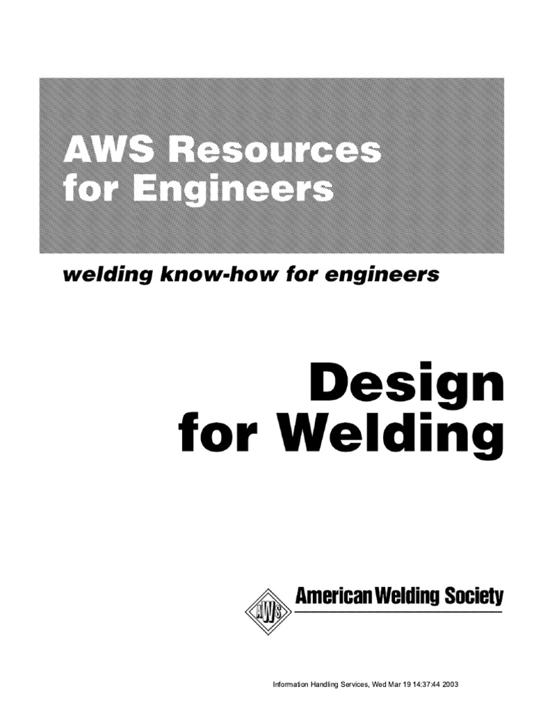 AWS Design For Welding | PDF
