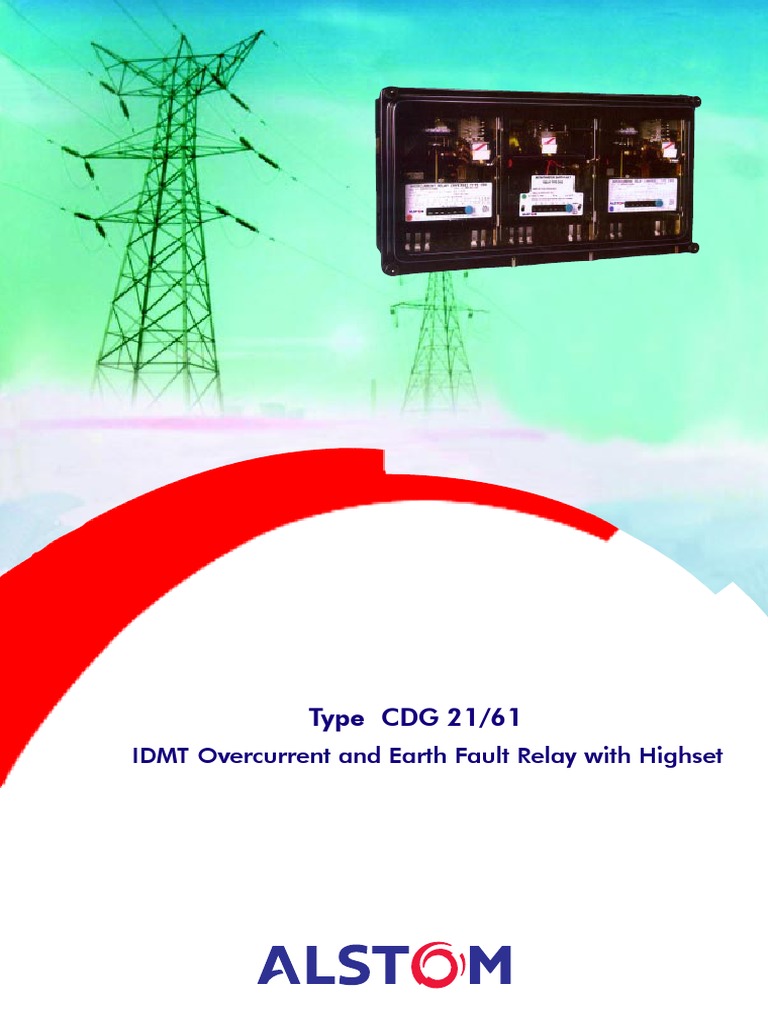 Alstom Relay CDG 21 | PDF | Relay | Transformer