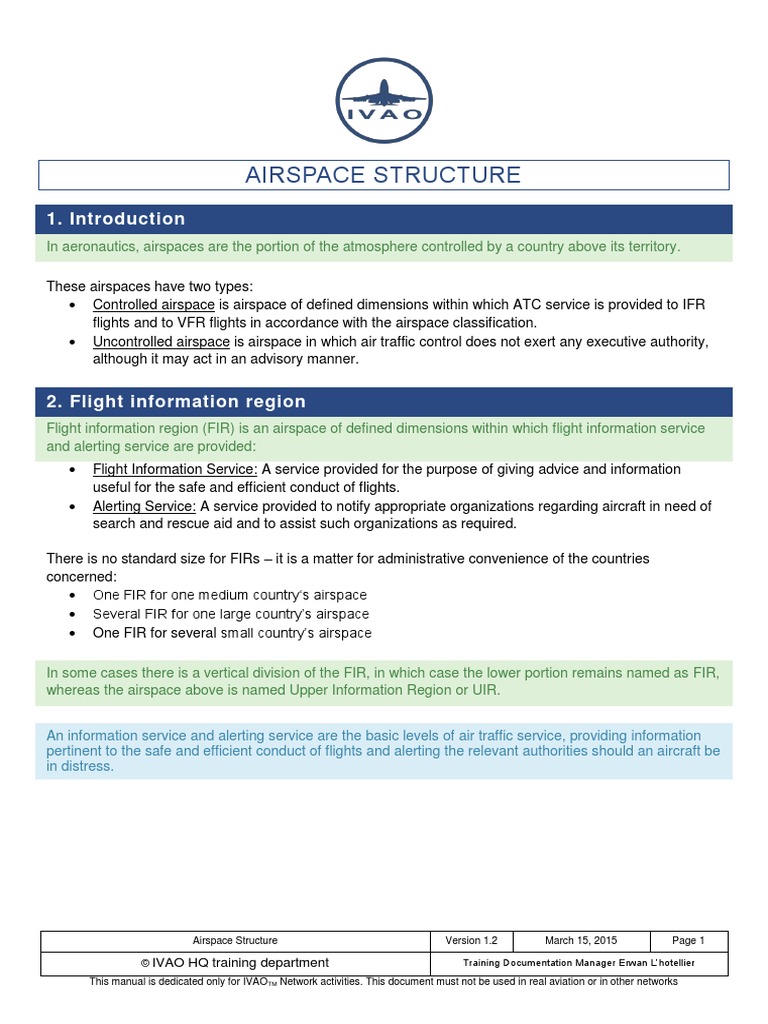 PP ADC Airspace Structure | PDF | Air Traffic Control | Aviation Safety