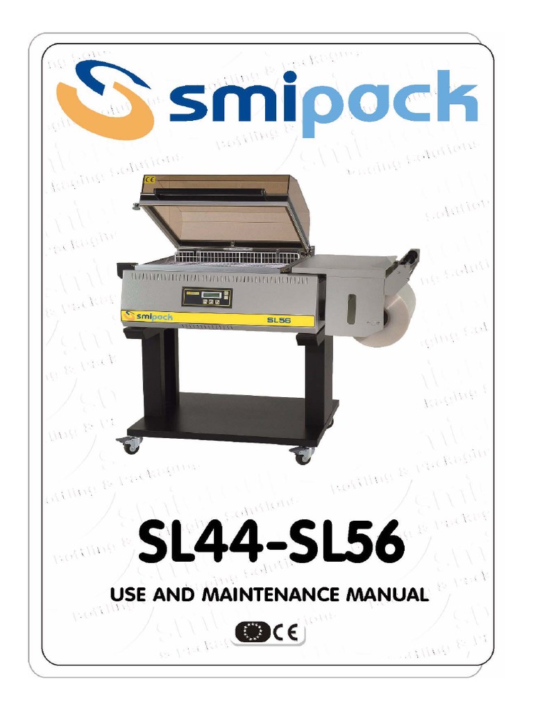 SMIPACK DM210191 - Use and Maintenance Manual SL44-SL56 | PDF | Power ...