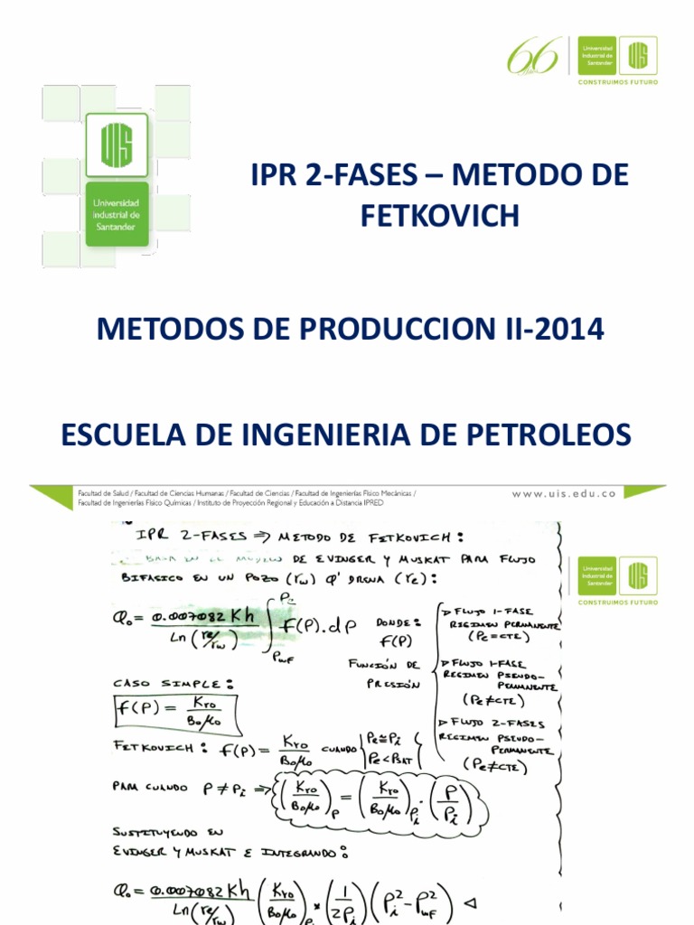 IPR-2 Fases - Metodo de Fetkovich | PDF