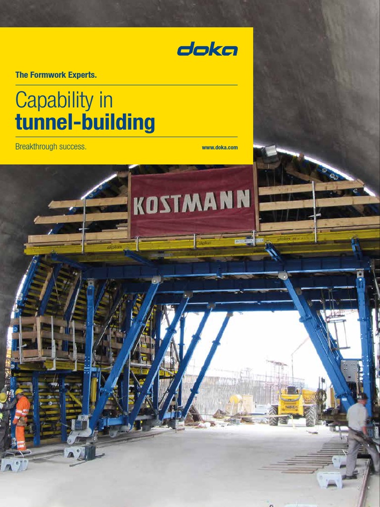 Doka Tunnel Formwork Systems 2009-02 En | Tunnel | Logistics