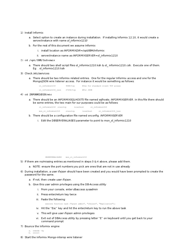 Informix Installation and Configuration Guide | PDF | Command Line Interface | Digital Technology