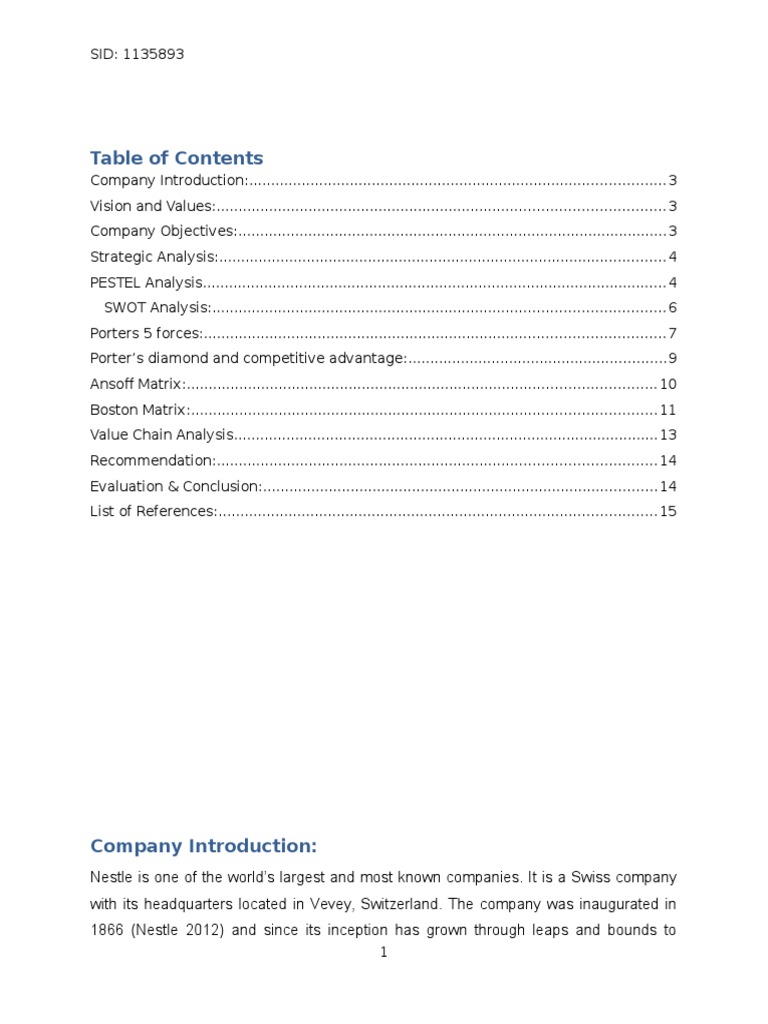 Nestle International Business Strategy | PDF | Business