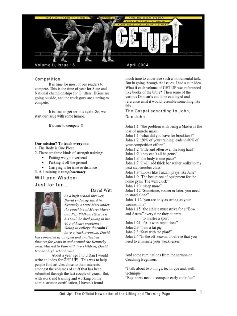 Ii13 PDF | PDF | Sports | Weightlifting