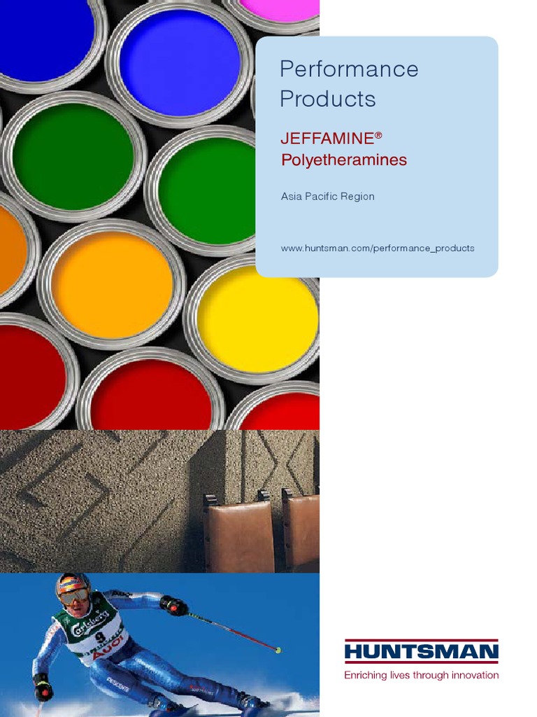 JEFFAMINE® Polyetheramines Brochure | Epoxy | Polyethylene Glycol ...