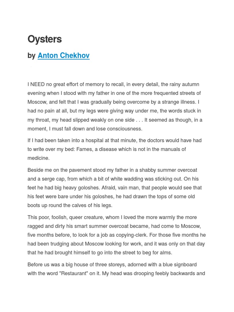 Oysters | PDF | Nature