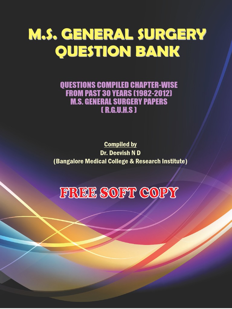 MS General Surgery Question Bank | Download Free PDF | Thyroid | Hyperthyroidism