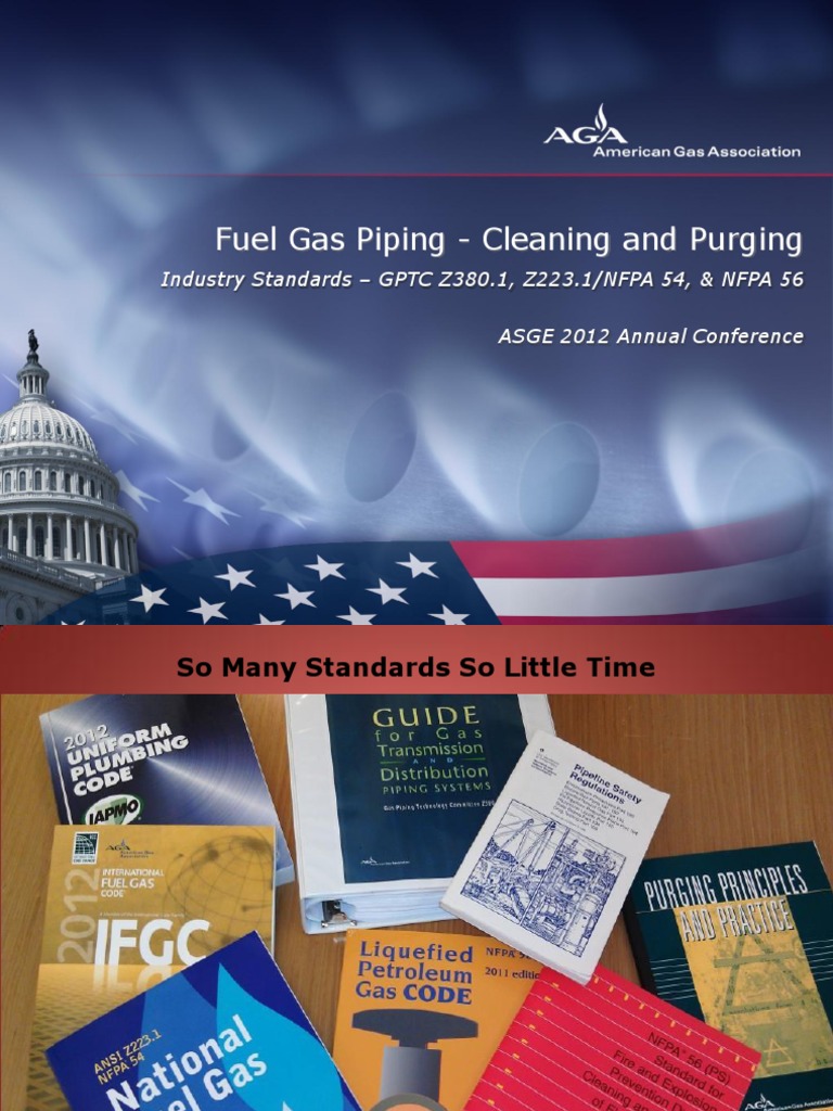 Fuel Gas Piping Cleaning and Purging Standards | PDF | Natural Gas ...