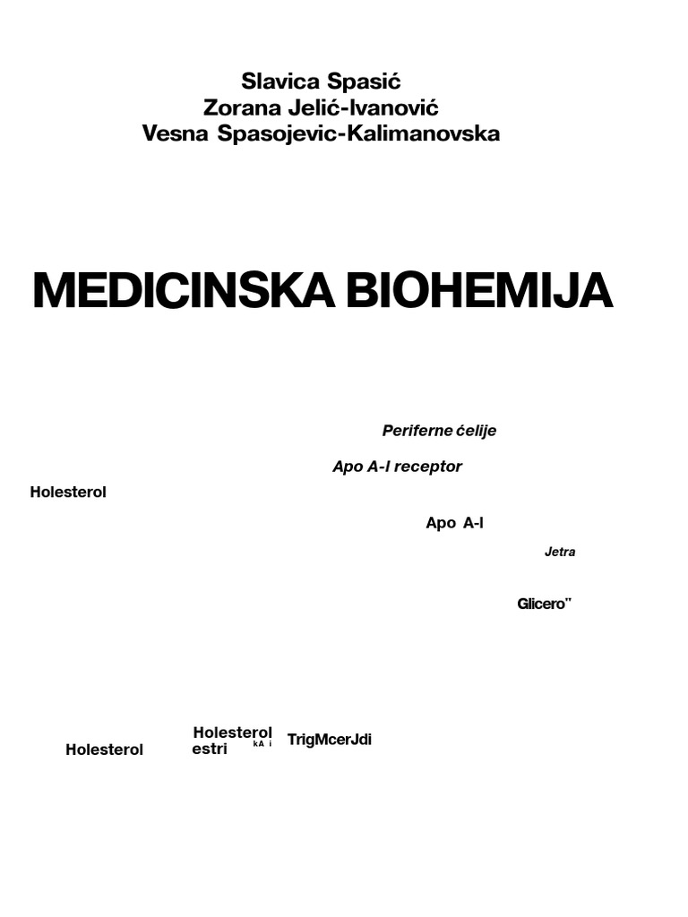 Medicinska Biohemija Udzbenik | PDF