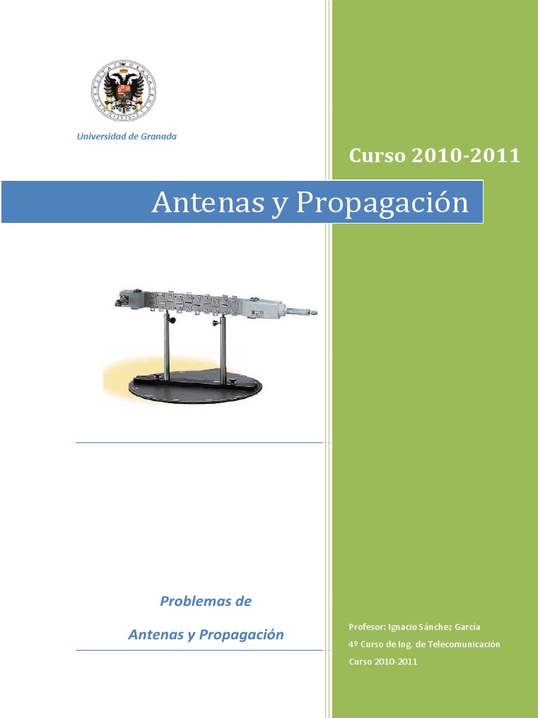 Problemas de Antenas y Propagacion PDF | PDF | Antena (Radio) | Polarización (ondas)