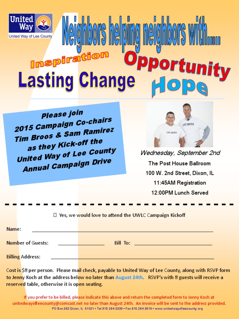 Campaign Kickoff Invitation | PDF