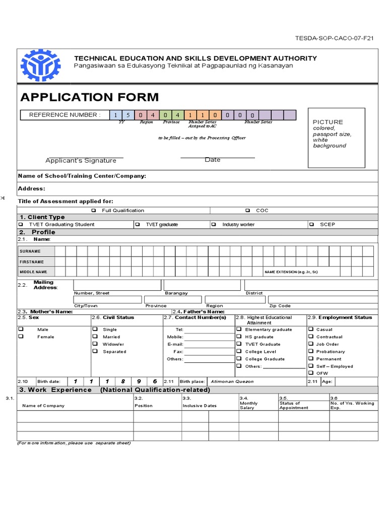 Application Form Mail Merge | PDF | Vocational Education | Labour