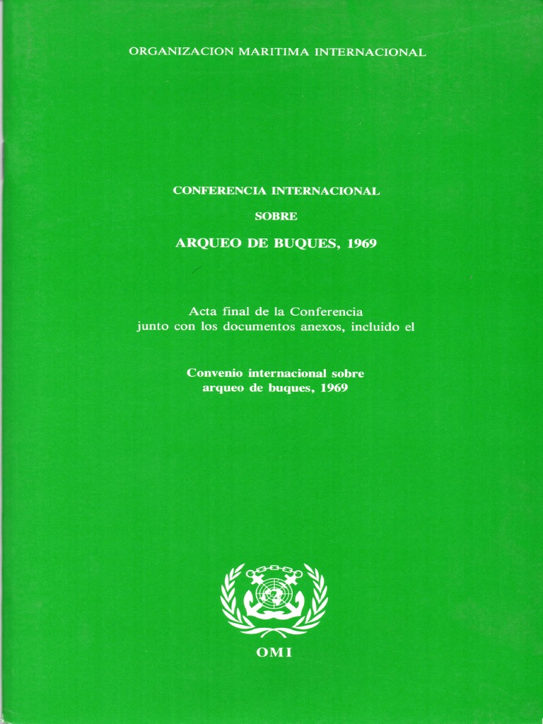 Convenio Internacional Arqueo de Buques 1969 | PDF | Construcción naval | Arquitectura naval