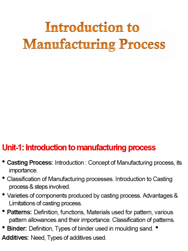 Introduction | Download Free PDF | Casting (Metalworking) | Machining
