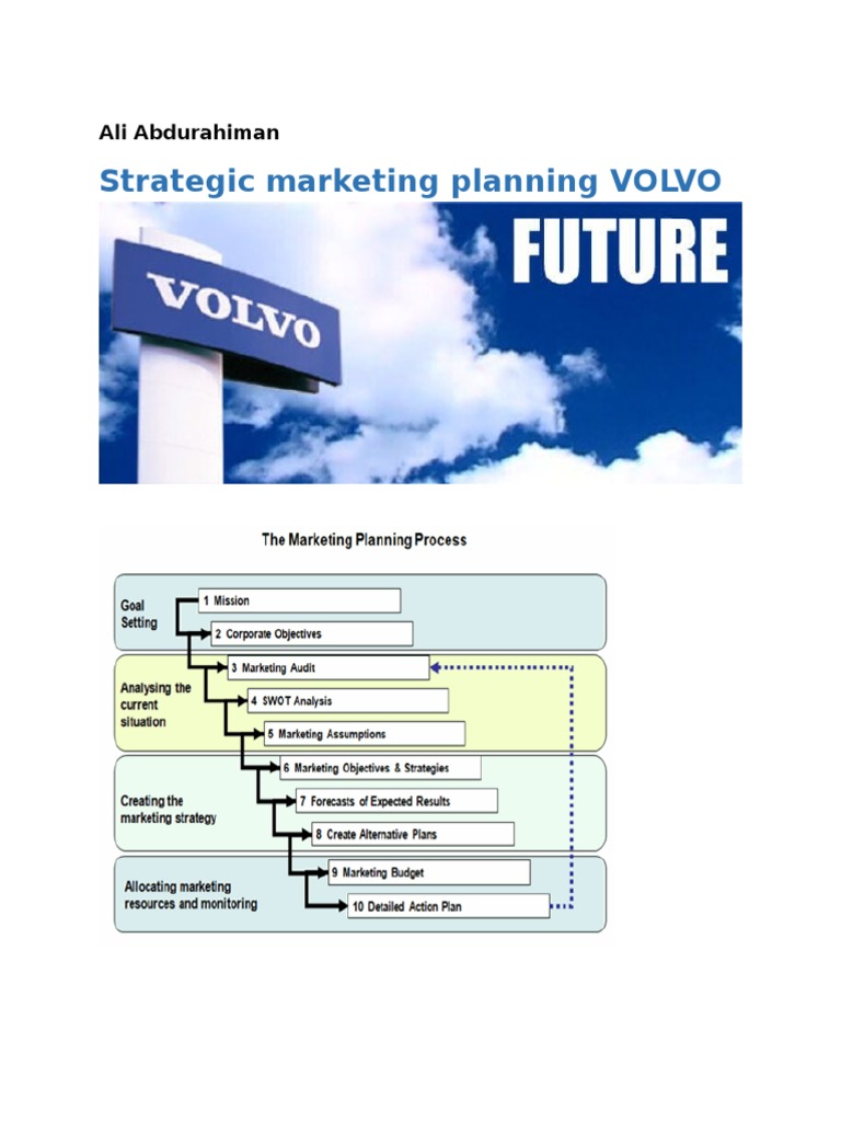 Strategic Marketing Planning VOLVO: Ali Abdurahiman | PDF | Car ...