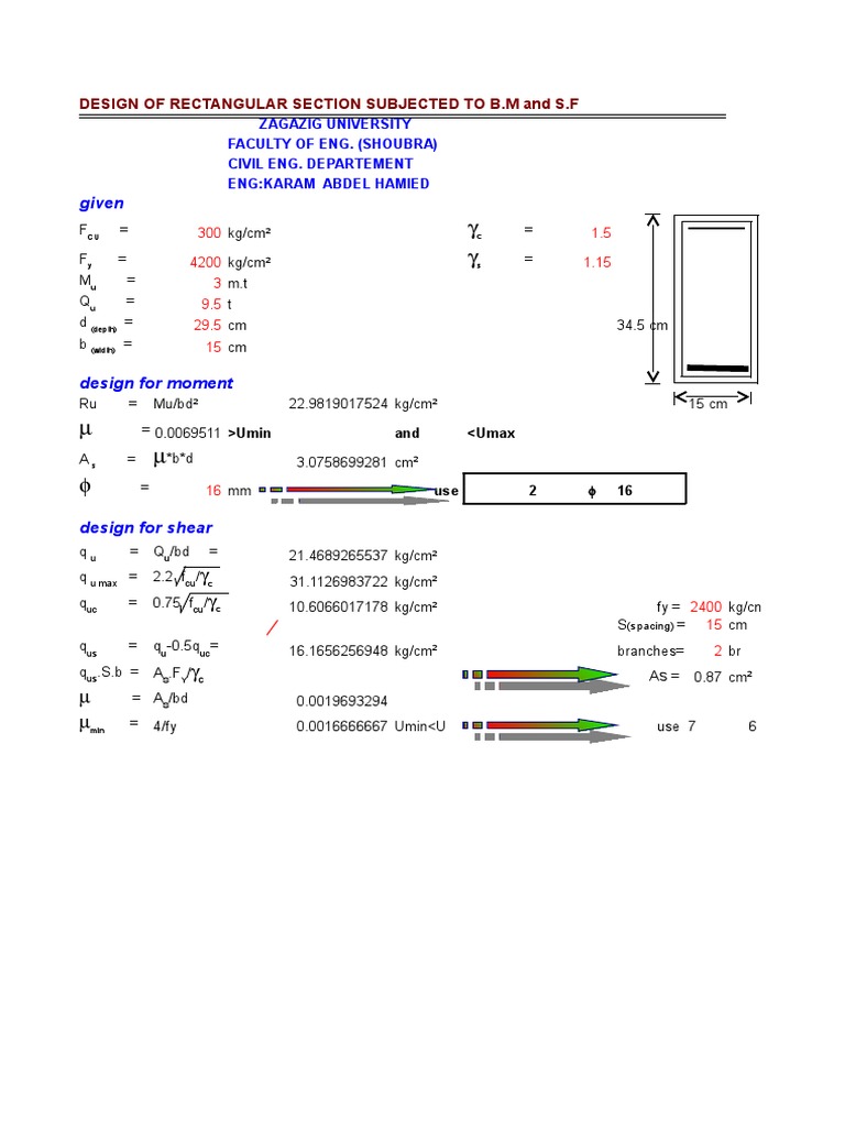 Beam Design | PDF | Strength Of Materials | Continuum Mechanics