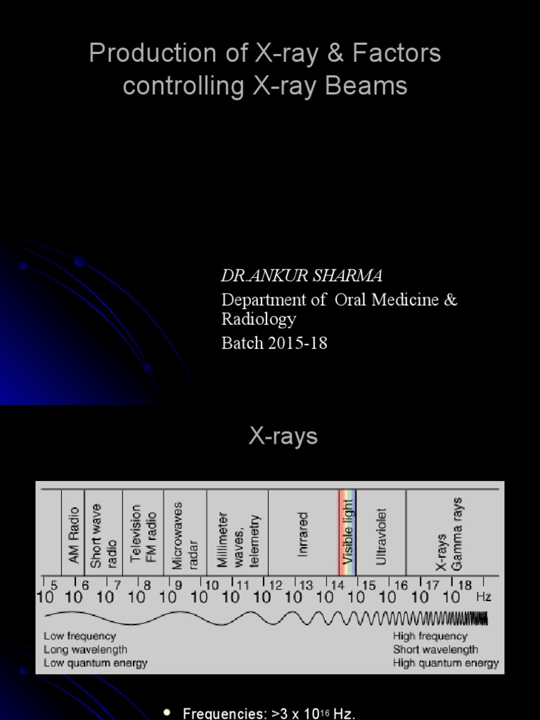 x-ray production and factors controlling x ray beams | X Ray | Vacuum Tube
