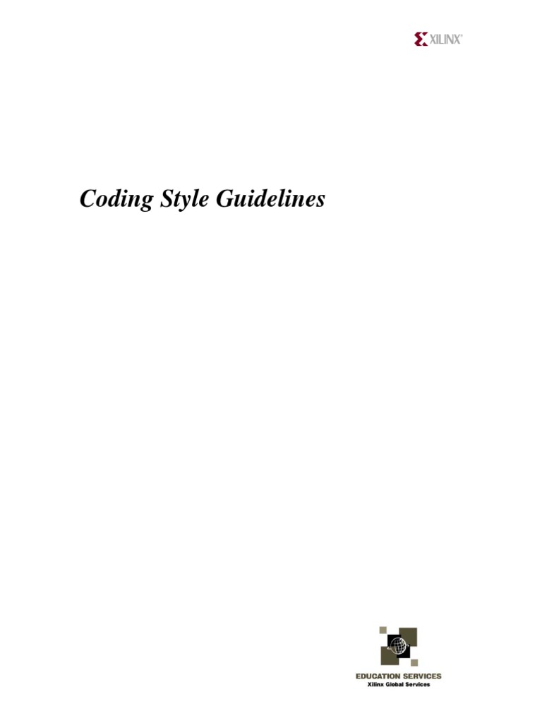 Coding Guidelines | PDF | Subroutine | Field Programmable Gate Array