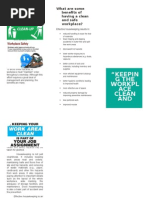 Clean As You Go Safety Talk PDF | PDF | Housekeeping | Hazards