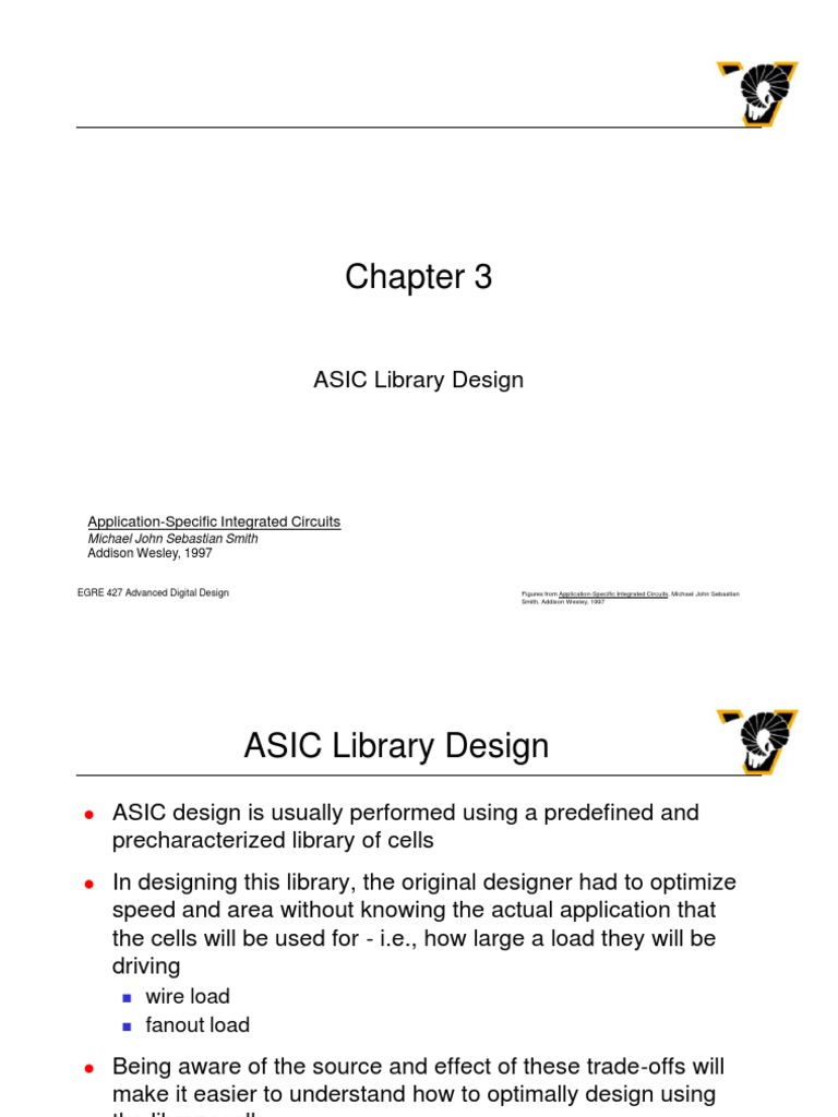 ASIC Library Design: Application-Specific Integrated Circuits | PDF ...