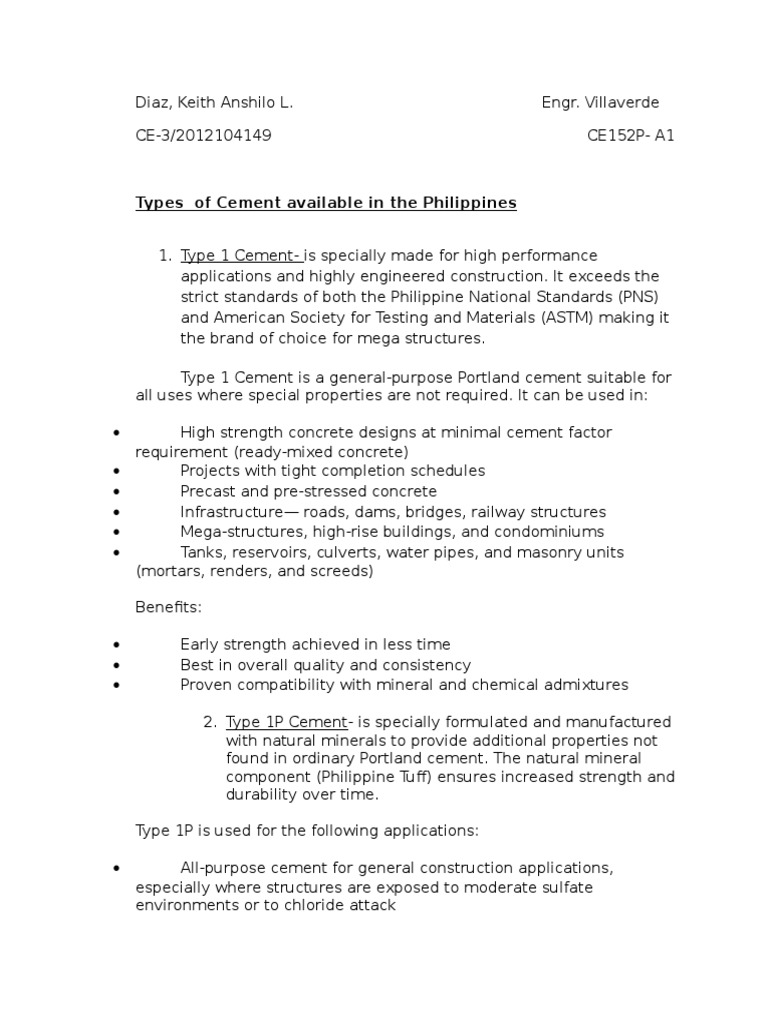 Construction Materials Handout | PDF | Masonry | Concrete