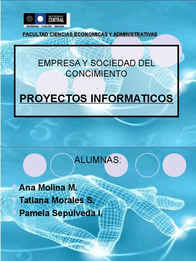 Proyecto Informatico | Modelo Cliente-servidor | Gestión de proyectos
