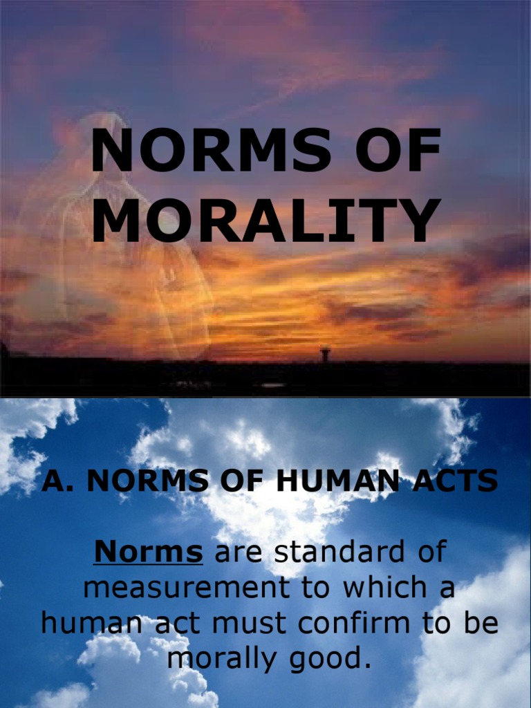 Norms of Morality | PDF | Thomas Aquinas | Natural Law