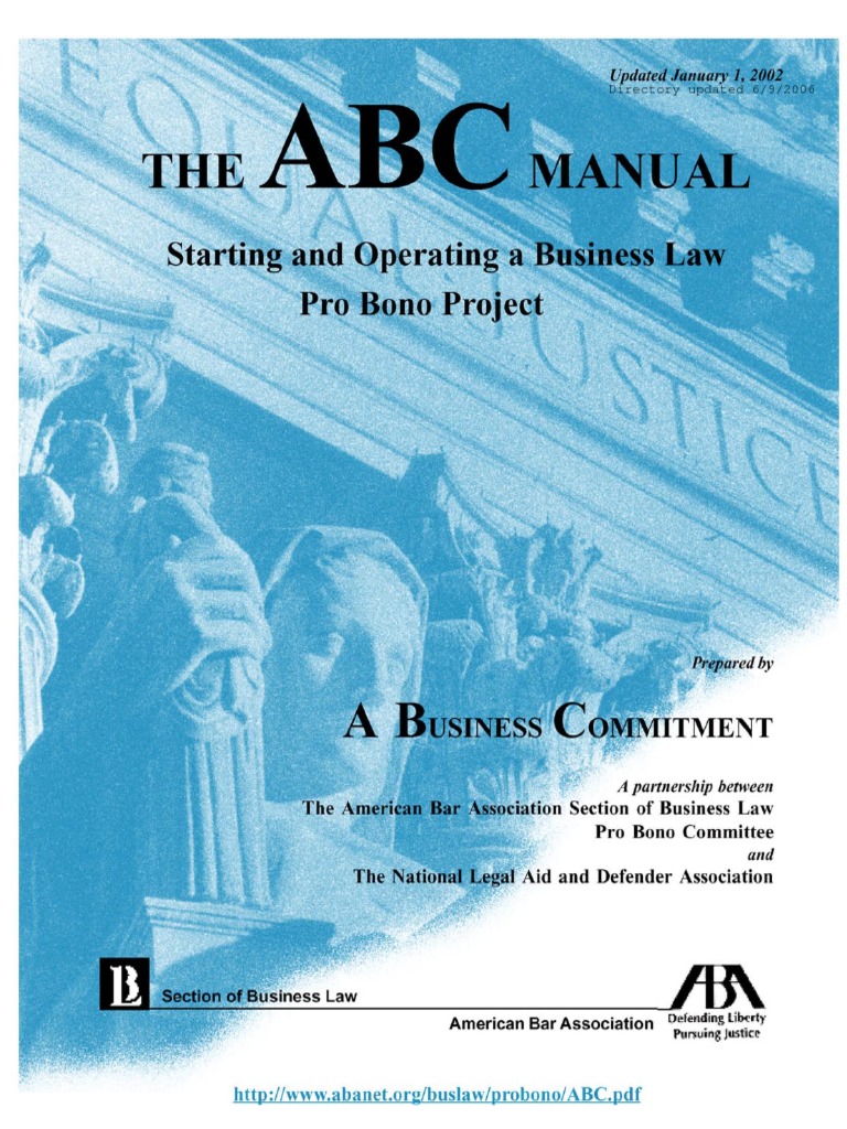 ABC Manual | Download Free PDF | Lawyer | Entrepreneurship