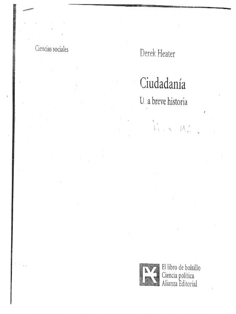 Heater, Derek Ciudadanía | PDF