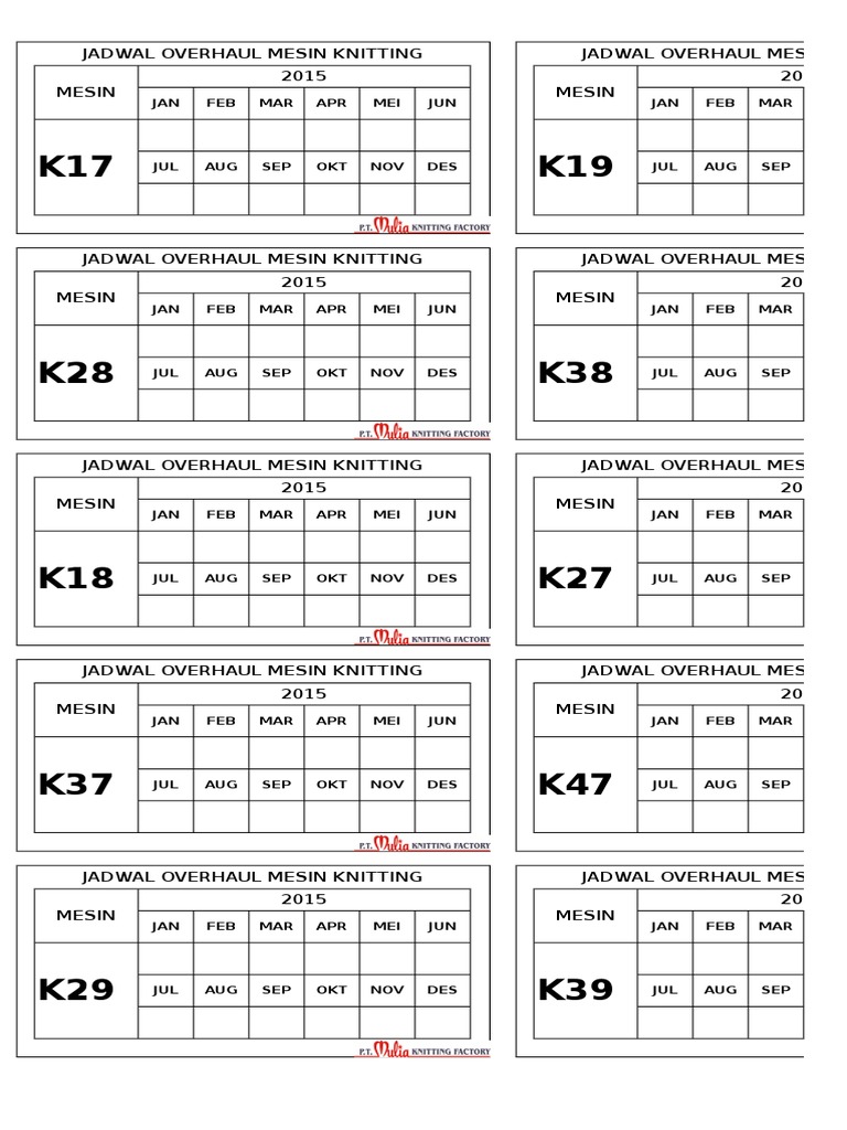 Checklist Overhaul MC | PDF