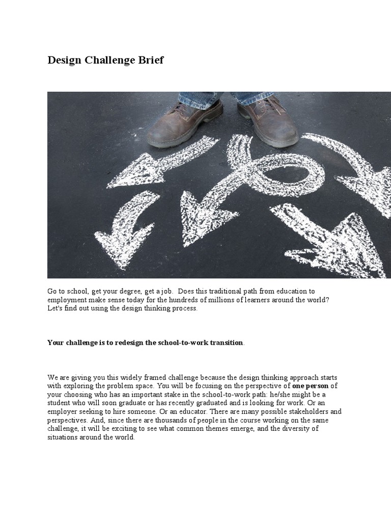 Design Challenge Brief | PDF | Design Thinking | Empathy