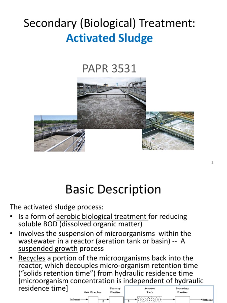 Activated Sludge Design | PDF