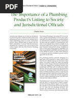 Uniform Plumbing Code | PDF | Plumbing