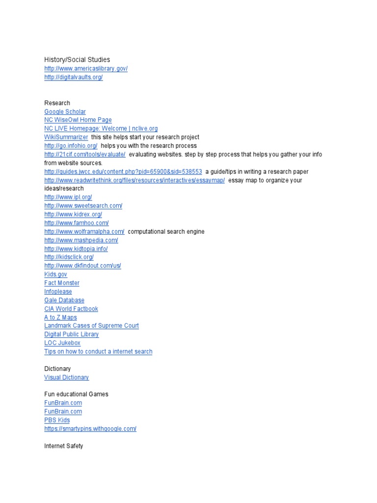 Essential Resources for Research Skills | PDF | Social Science | Computers