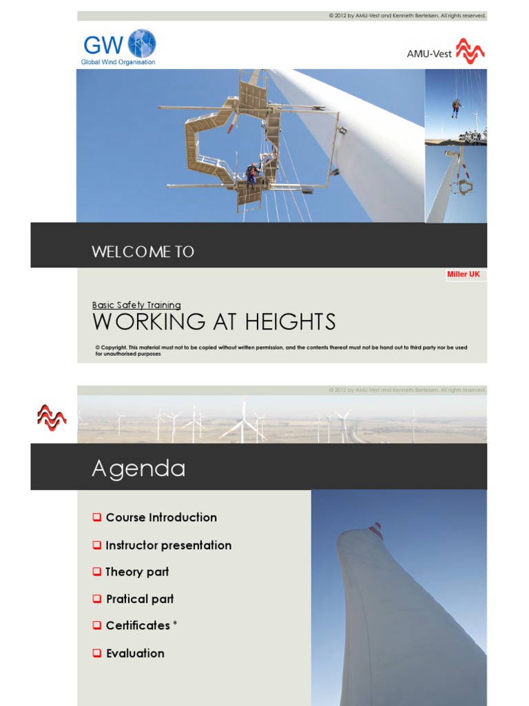 Working at Heights GWO UK - 0 | PDF | First Aid | Nature