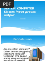 Makalah Komponen Sistem (Input, Proses, Output, Kontrol, Dan Feed Back | PDF