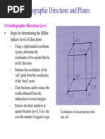 HCP Structure and Miller Indices | PDF | Crystal Structure | Geometry