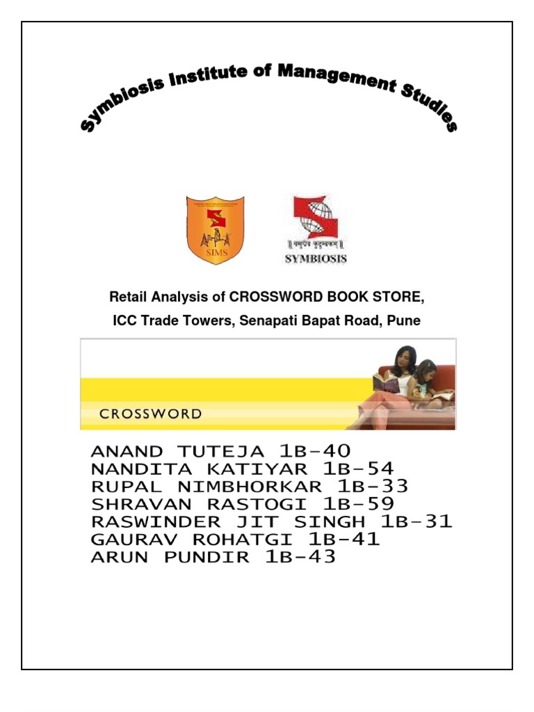 Retail Insights on Crossword Bookstore | PDF | Retail | Books
