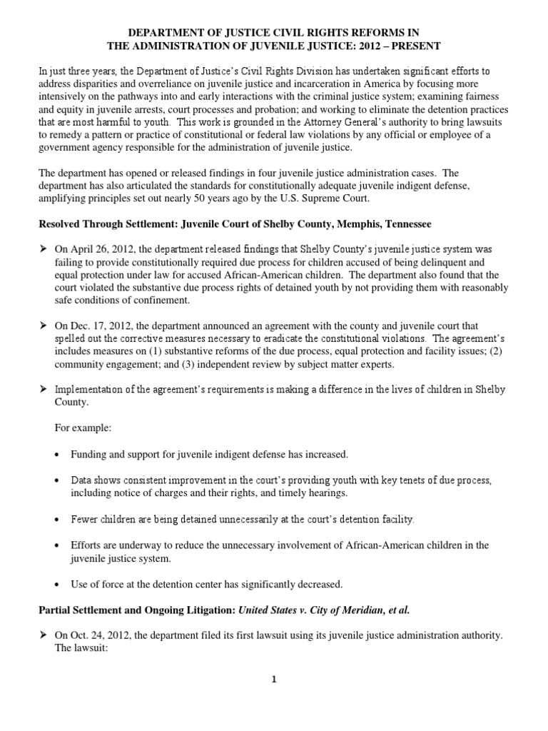 Juvenile Justice Fact Sheet 2015 | PDF | Probation | Juvenile Court