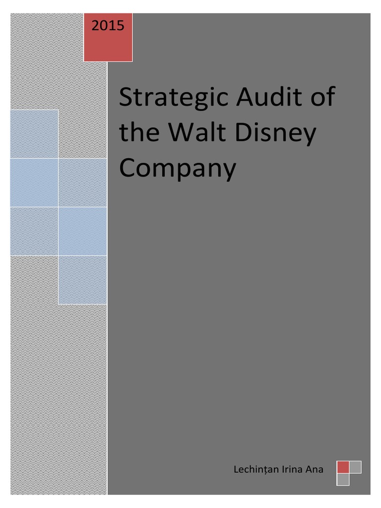 Strategic Audit of The Walt Disney Company | PDF | The Walt Disney ...