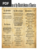 27 Amendments Simplified Overview | PDF